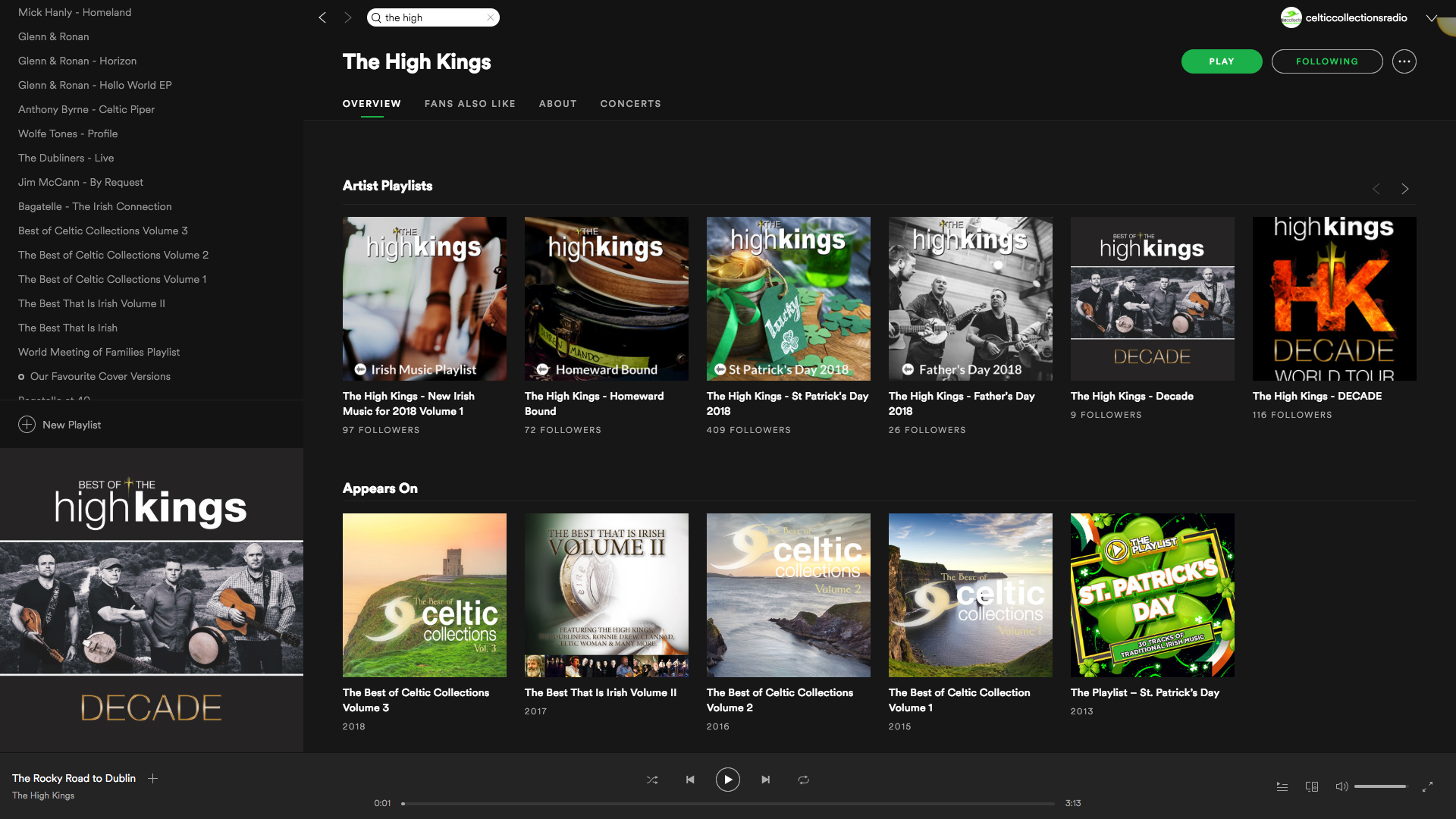 Stats for spotify playsist - workingpaas
